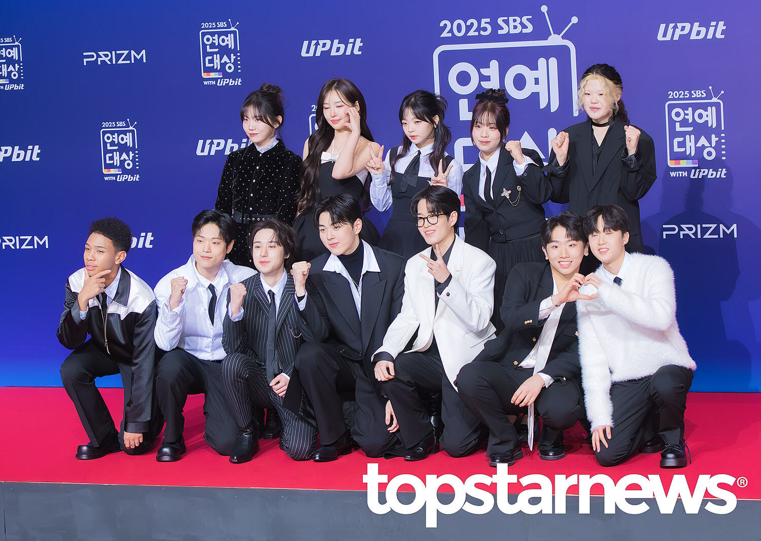 [HD포토] ‘우리들의 발라드’ TOP12, ‘첫 시상식 포토타임’ (2025 SBS 연예대상)