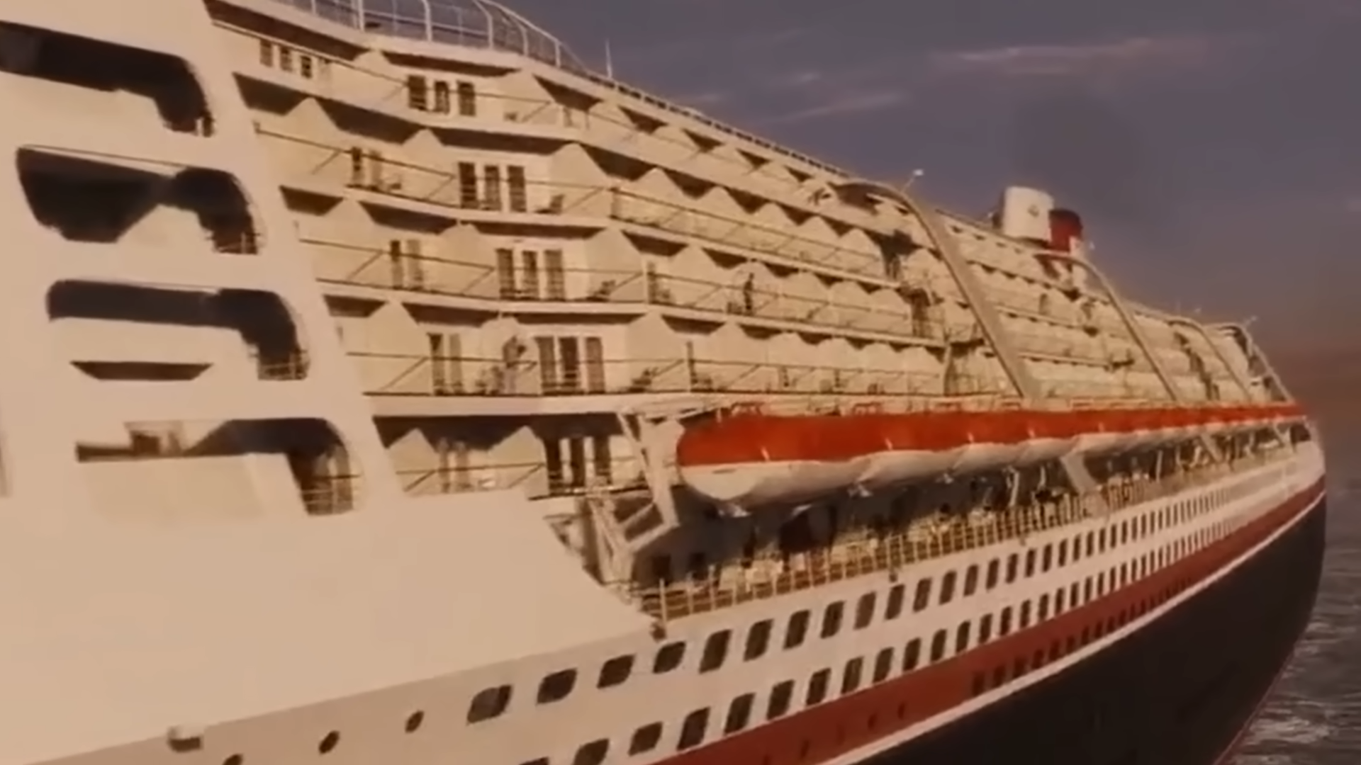 They felt the ship roll - seconds before the wave hit