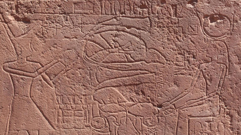 Researchers found faint inscriptions in a 3,800-year-old mine. One ...