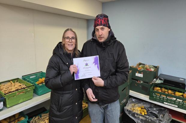 Oldham man recognised for tireless work in food distribution scheme