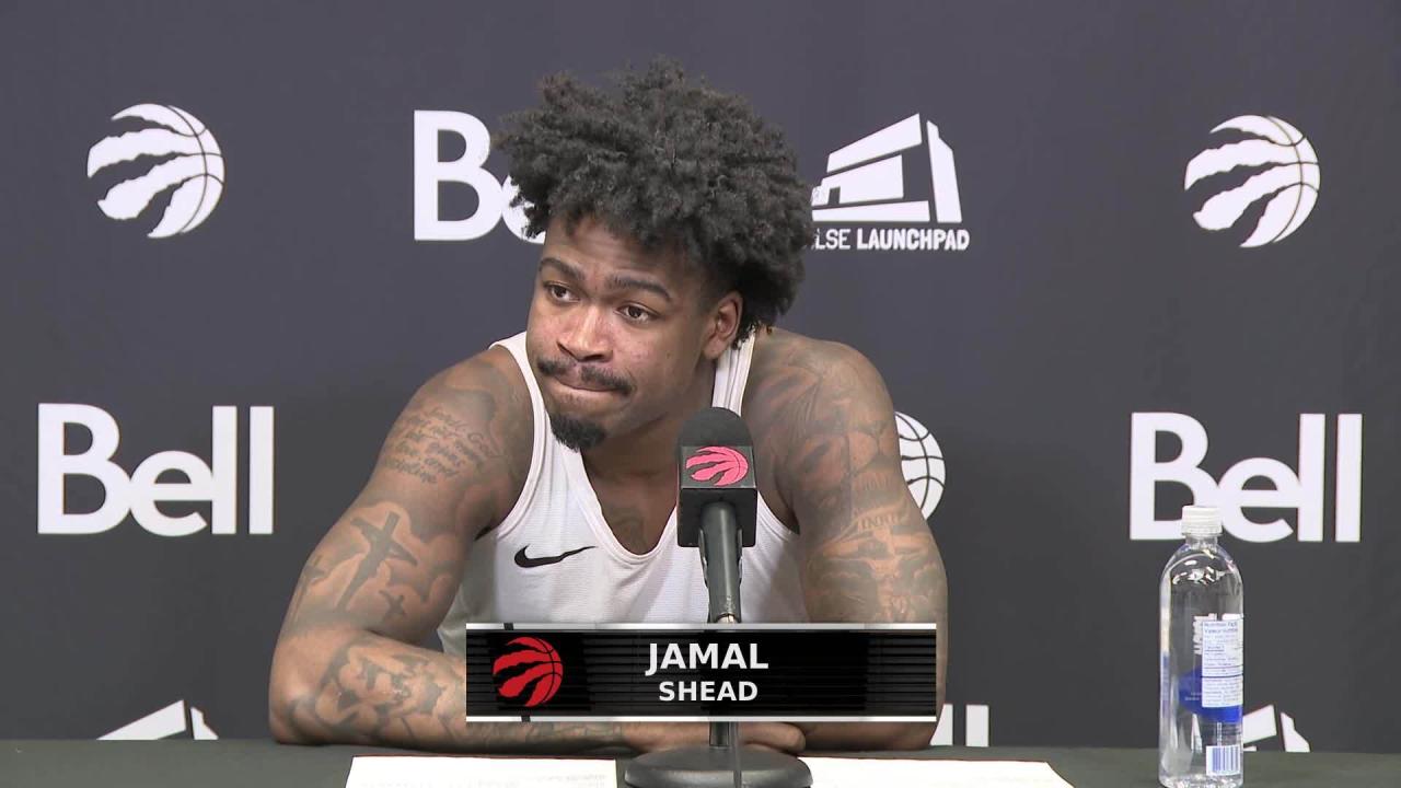 TOR 107, ORL 106: Jamal Shead full media availability