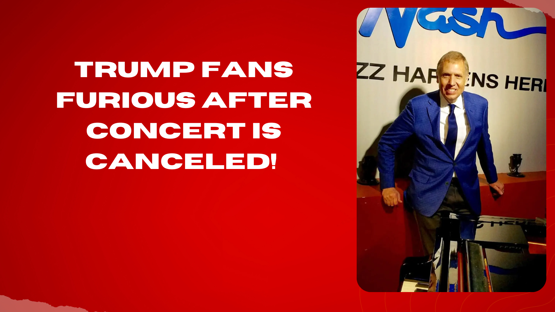 Trump fans furious after concert is canceled!