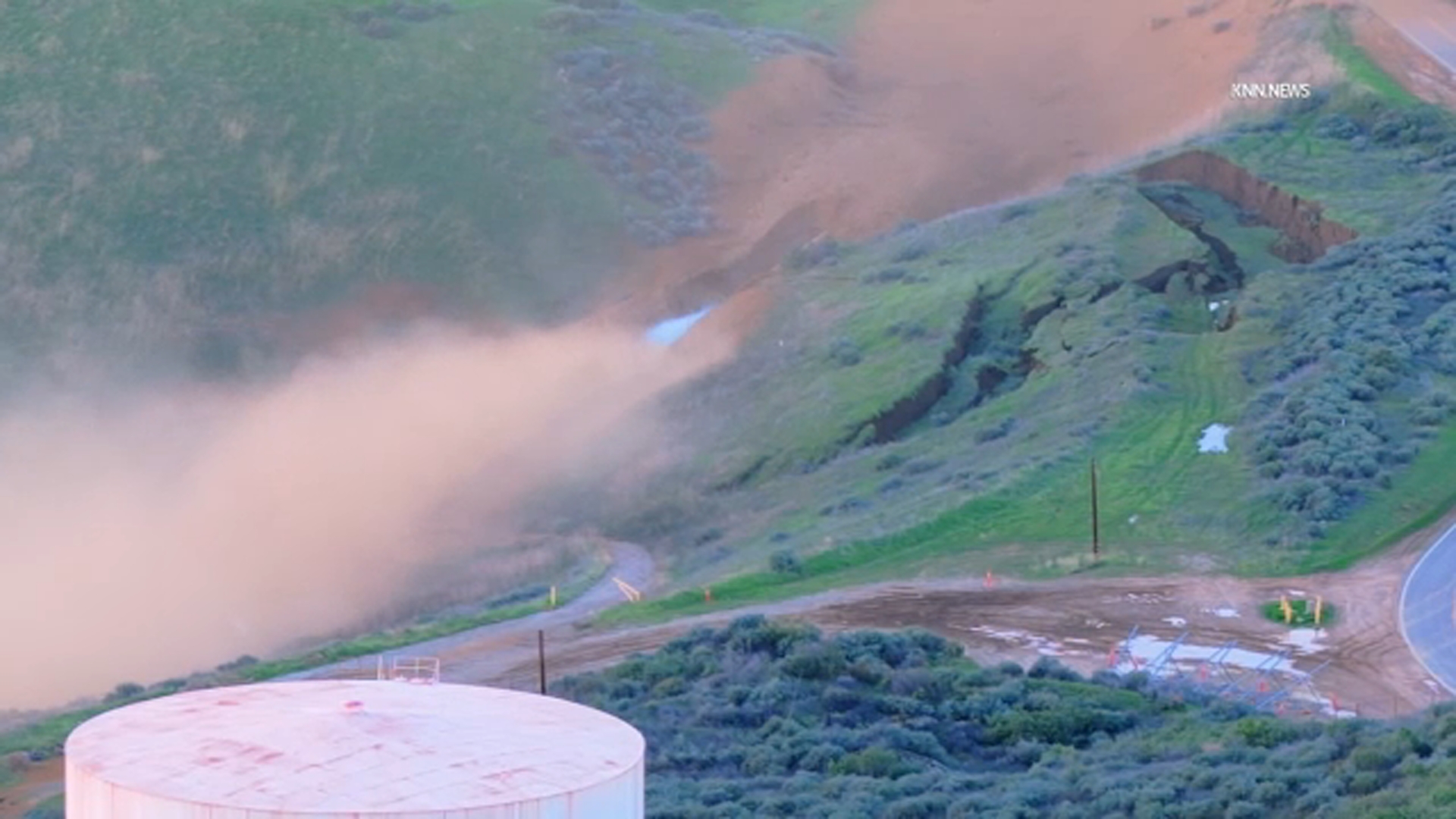 Geologist discusses landslide that likely caused gas line rupture in ...