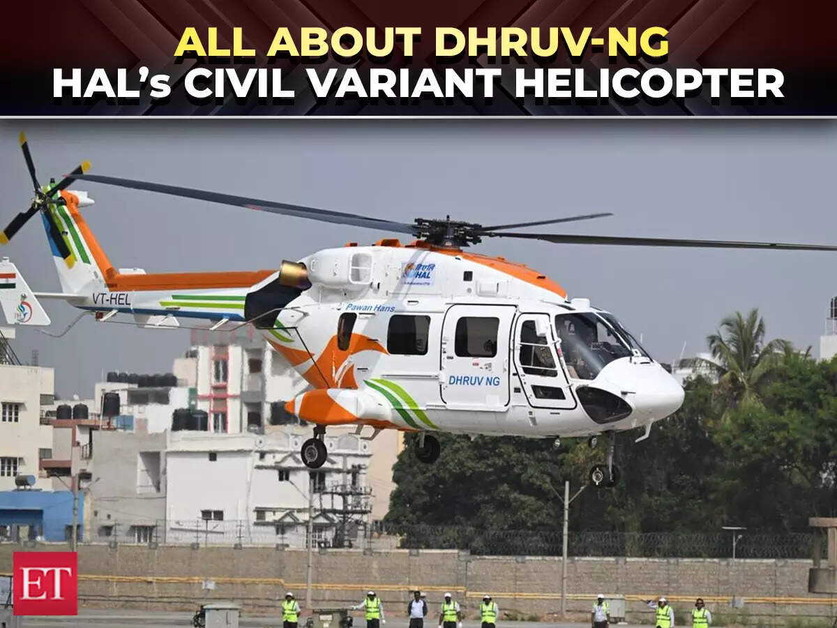 Dhruv-NG: HAL's Next-generation indigenious civil variant helicopter ...