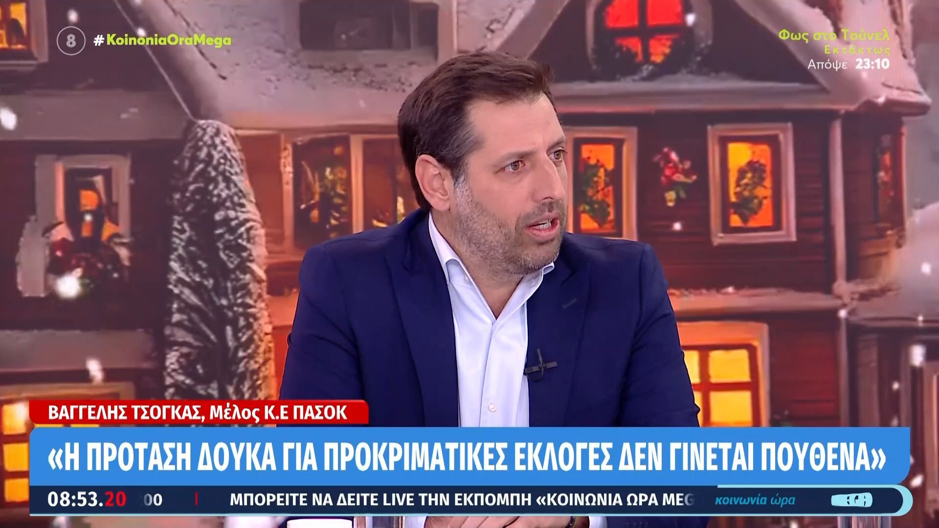 Β. Τσόγκας: «Η πρόταση Δούκα για προκριματικές εκλογές δεν γίνεται πουθενά»