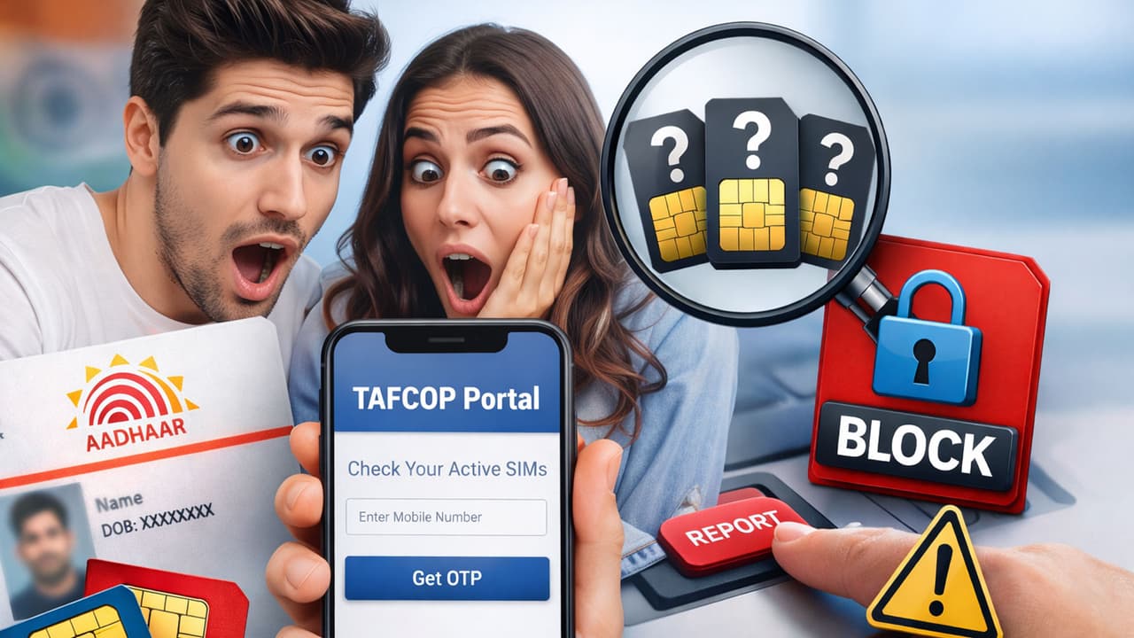 How many SIMs are linked to your Aadhaar? Check & block in 2 minutes