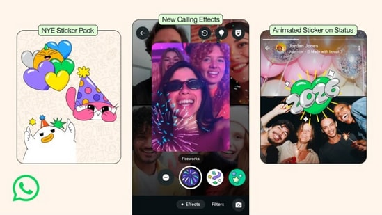 Happy New Year 2026: WhatsApp updates chats, calls, and Status with new ...