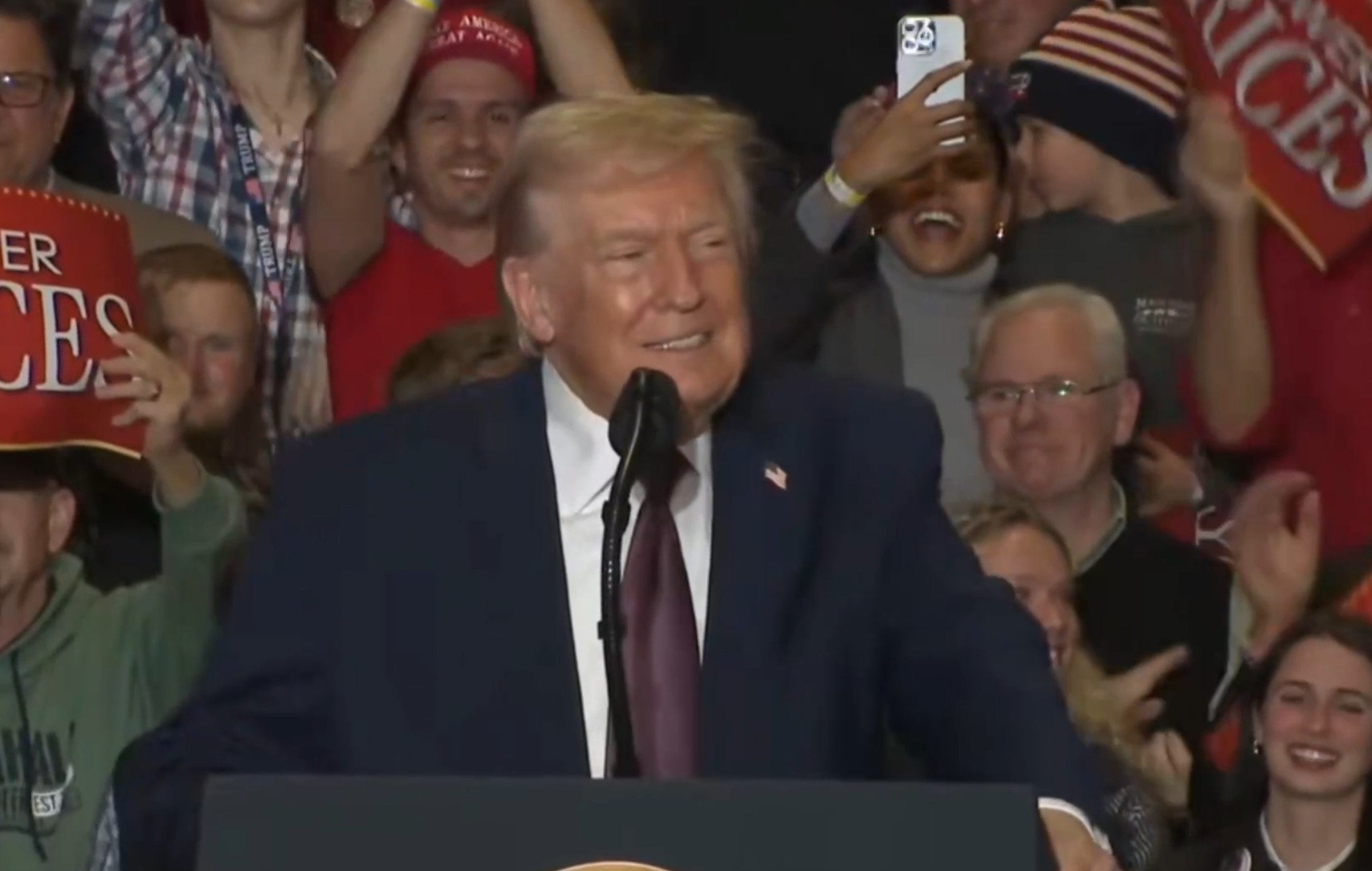 'She should not be allowed to be a congresswoman': Trump flaunts his ...