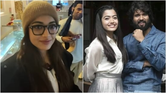 Fans call it 'just wife things' as Rashmika Mandanna feeds Vijay ...