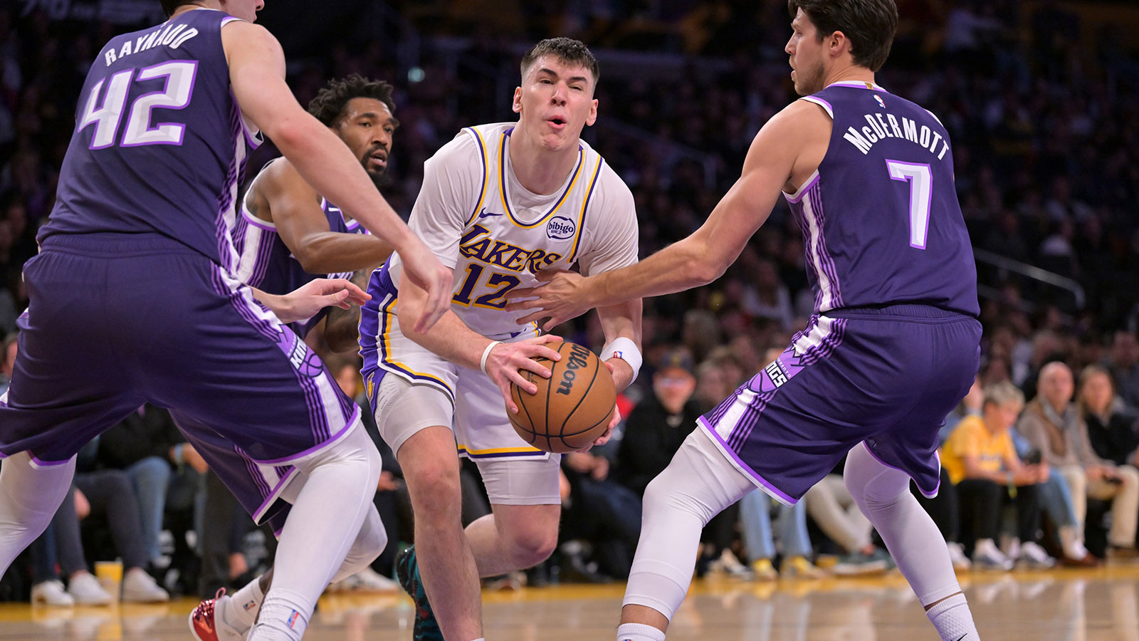 Jake LaRavia’s 1-word answer for Lakers’ response after tough practice