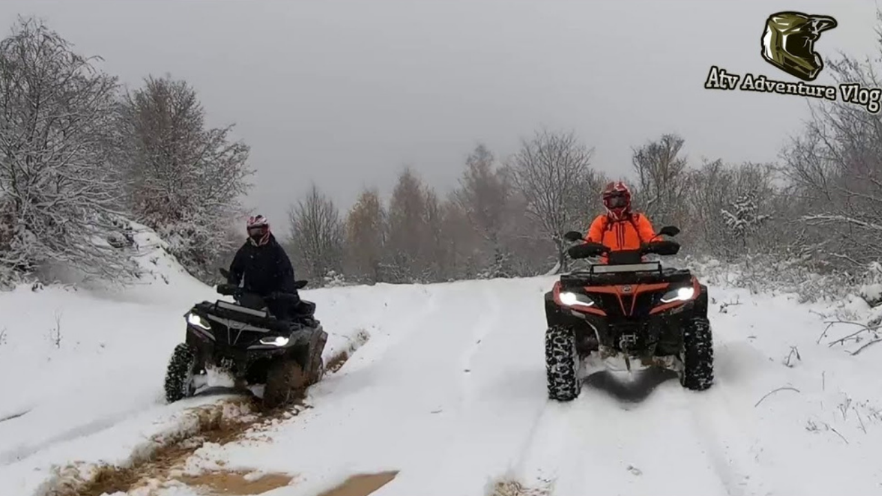 Braving snowy trails: Can-Am and CFMoto adventure