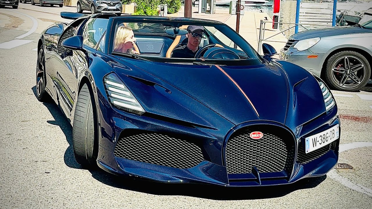 Bugatti Mistral cruises through Monaco
