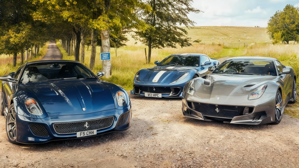 Ferrari front engined legends head to head