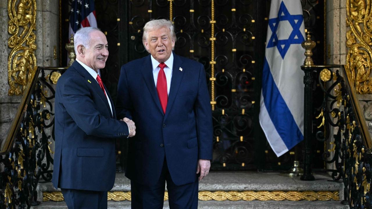 In Photos Donald Trump meets Benjamin Netanyahu at MaraLago
