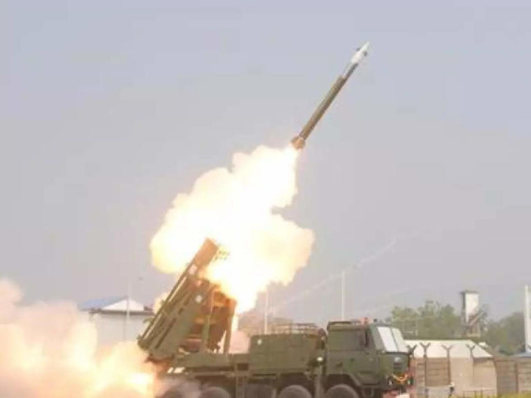 Maiden flight test of Pinaka long-range guided rocket conducted ...