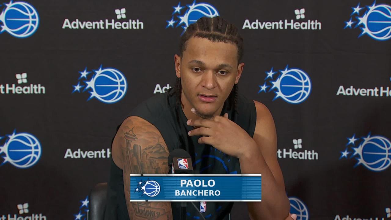 TOR 107, ORL 106: Paolo Banchero full media availability