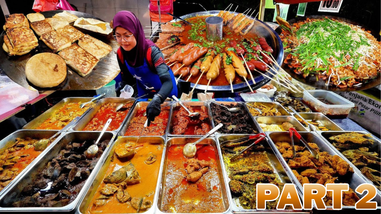 Malaysia street food tour | Pasar Malam Pandamaran Jaya Klang | Part 2