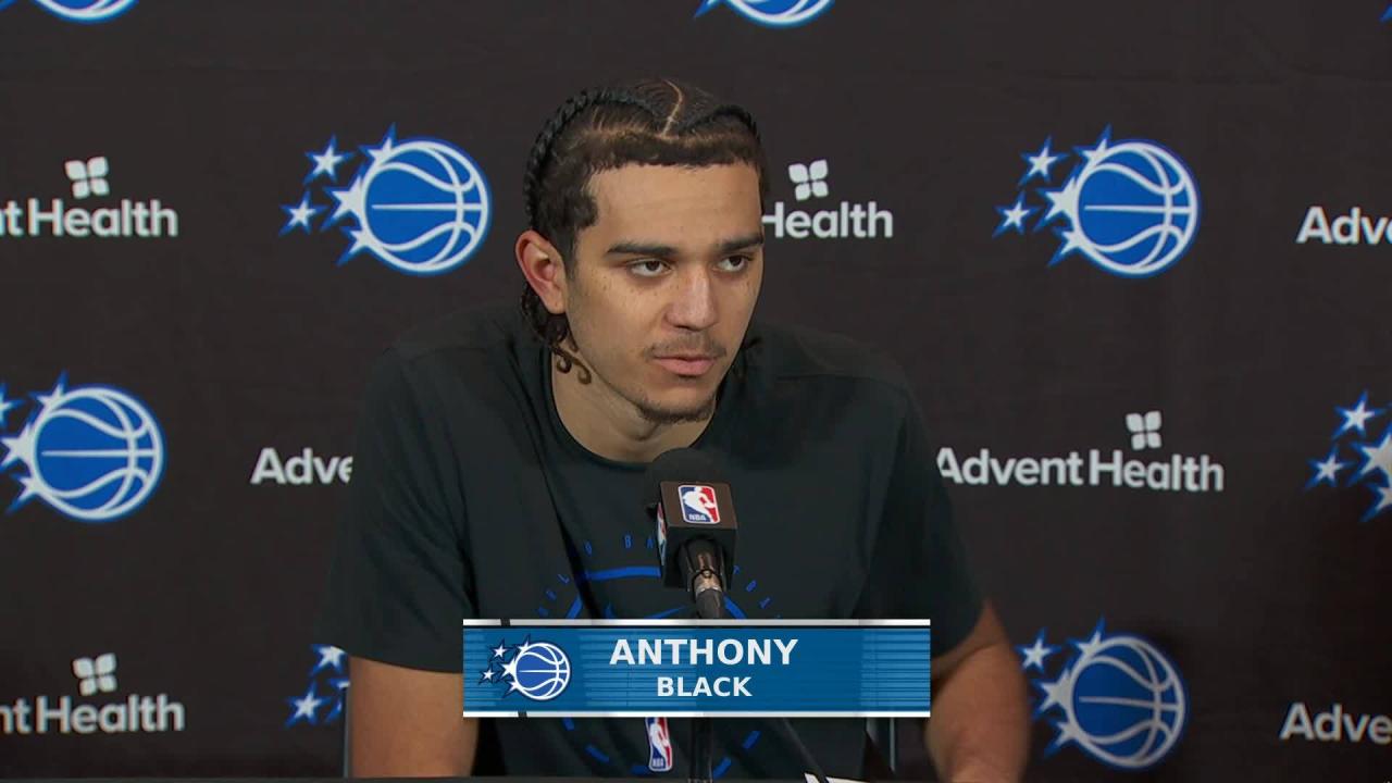 TOR 107, ORL 106: Anthony Black postgame media availability
