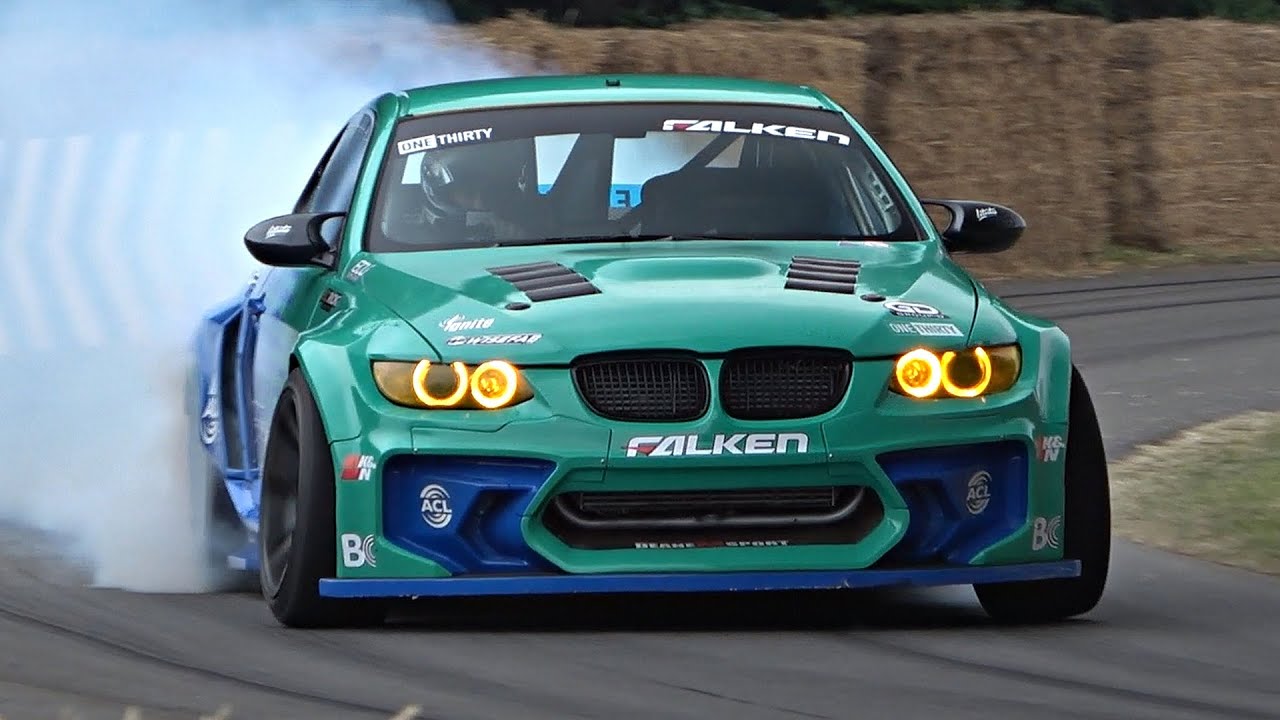 BMW M3 full boost drift action