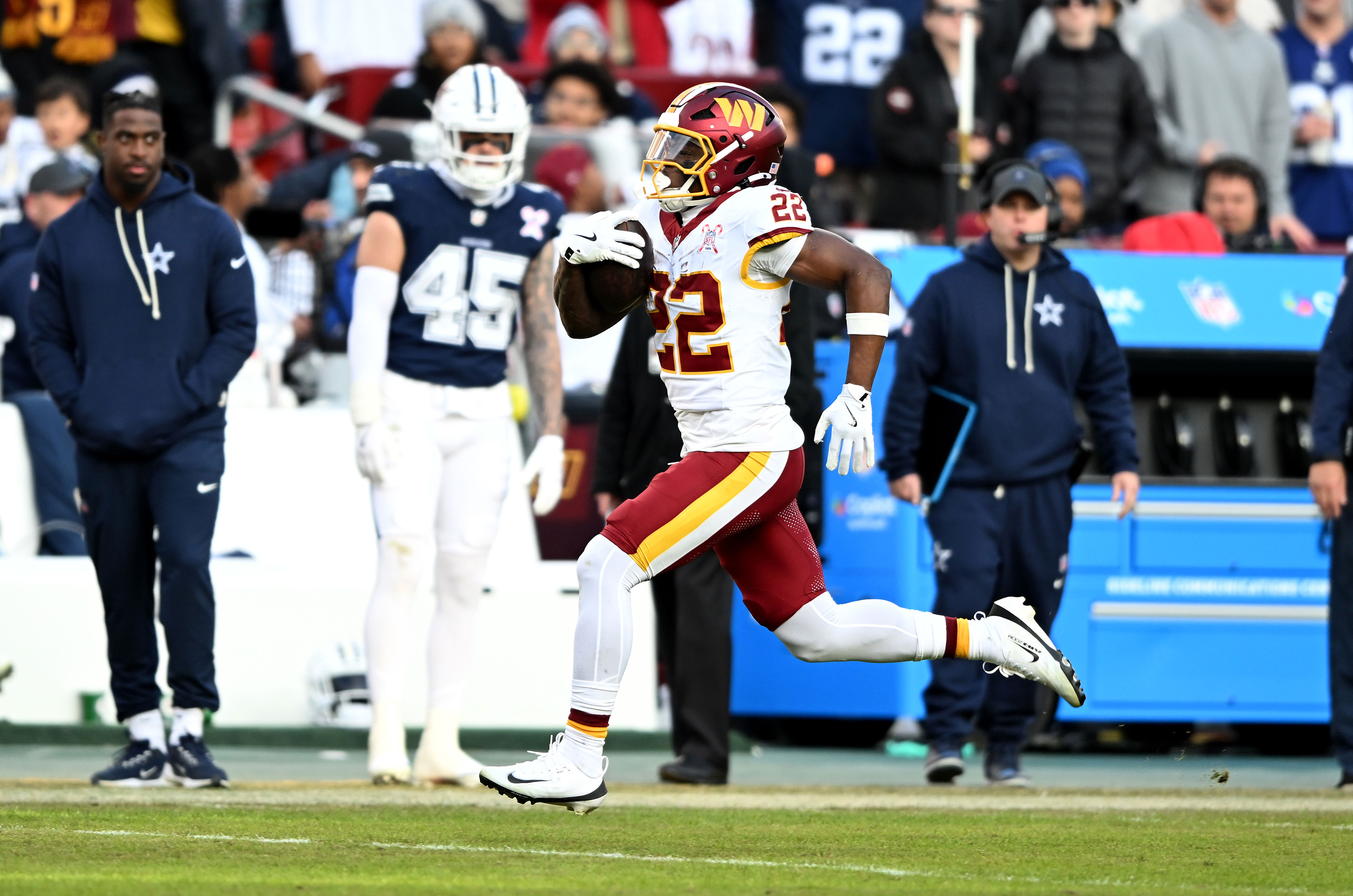 Vote for Commanders RB Bill Croskey-Merritt as Pepsi Zero NFL Rookie of ...