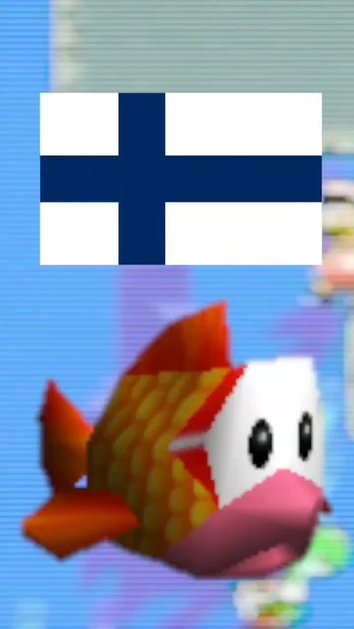 Cheep Cheep's name around the world #shorts #mario