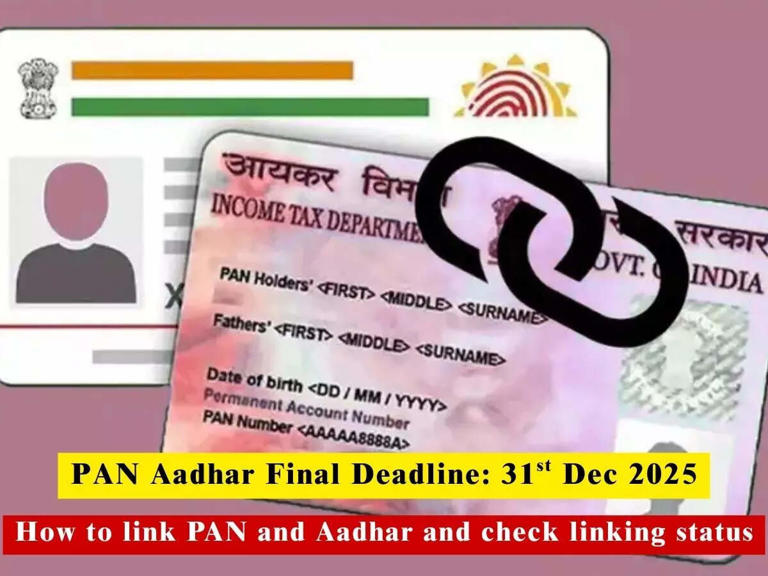PAN card faces 'deactivation' risk if failed to link with Aadhar before ...