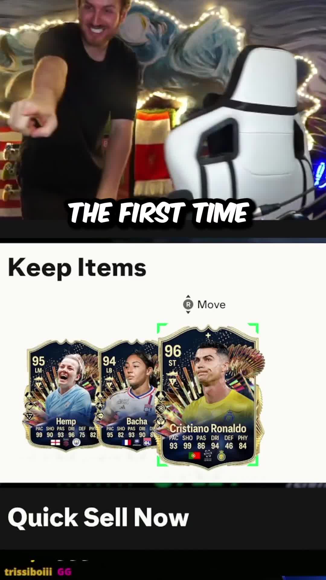 OMG! I packed TOTS Ronaldo! #shorts