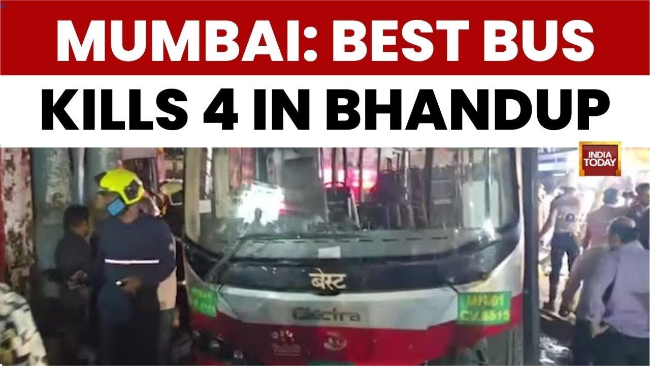 Mumbai horror: Reversing BEST bus mows down 4 in Bhandup; driver arrested