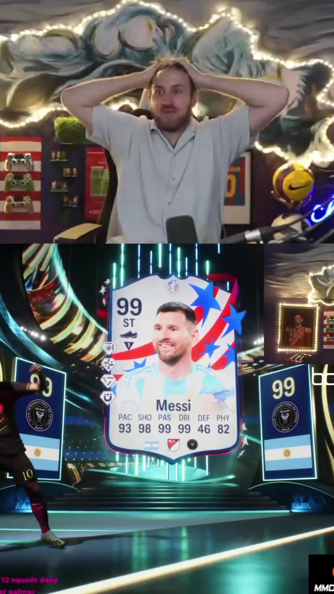 OMG 99 MESSI! MY FUTTIES LUCK IS INSANE! #shorts