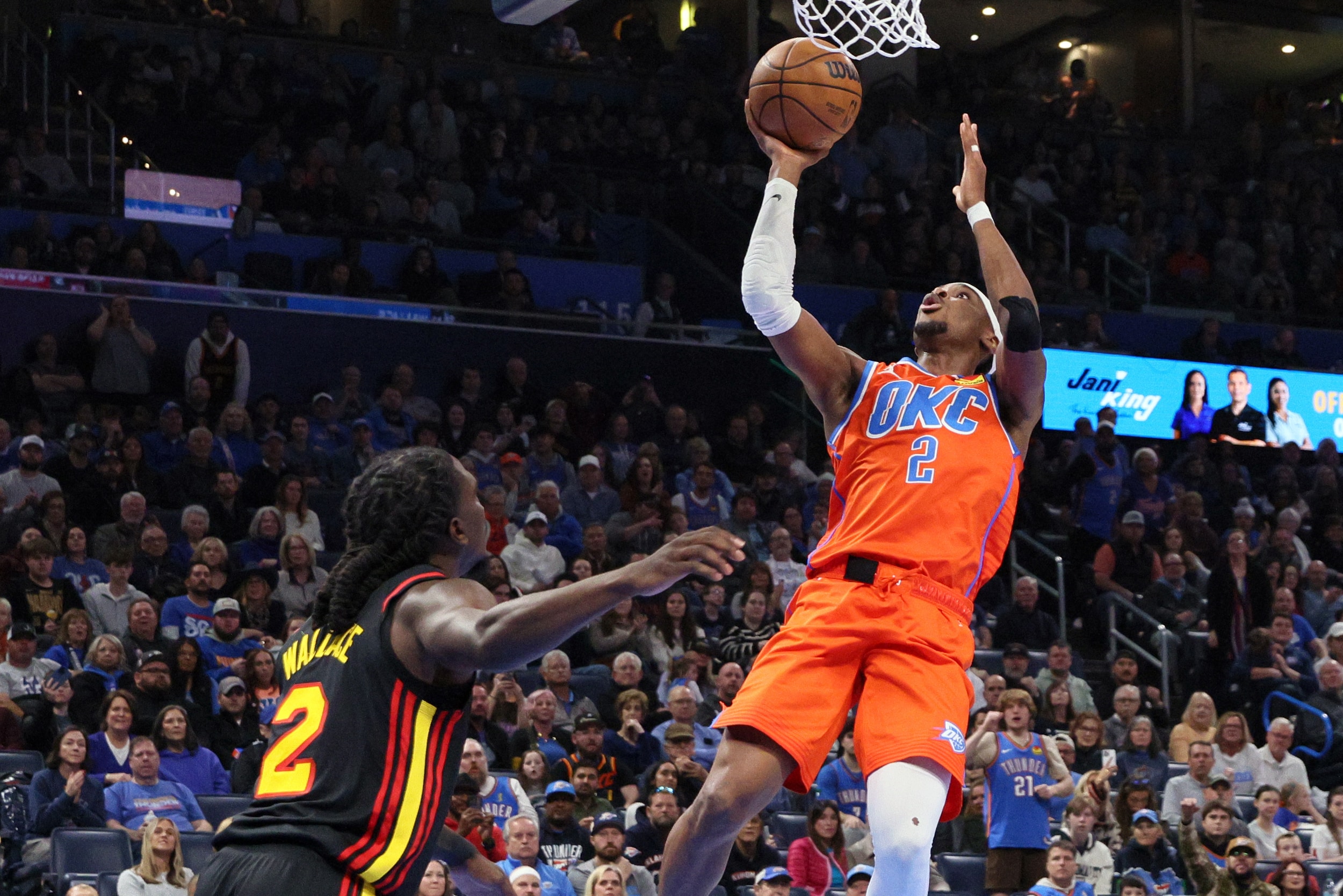 NBA: SGA scores 39, Thunder hand Hawks 7th straight defeat