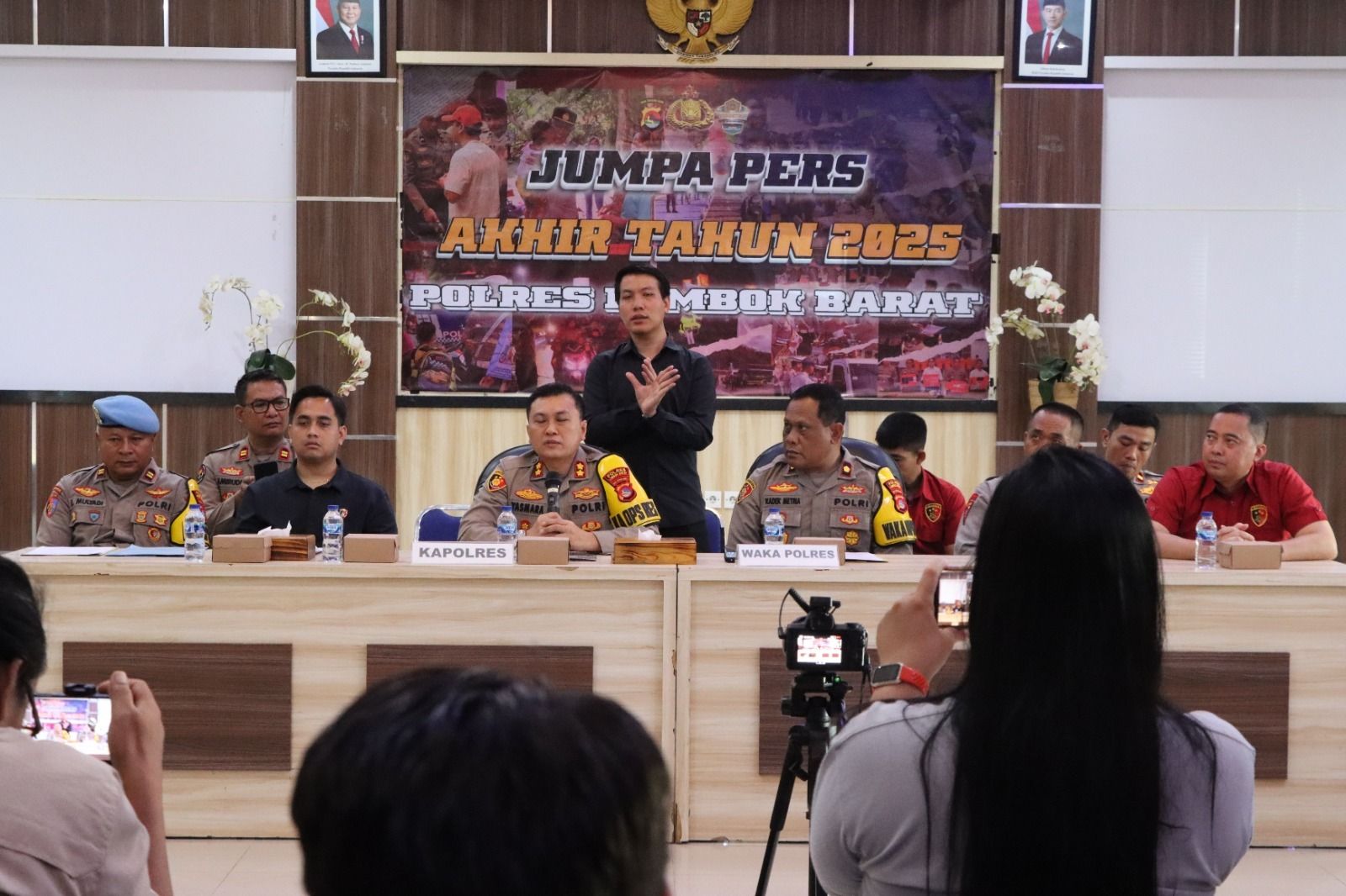 Refleksi akhir tahun 2025, Polres Lombok Barat catat penurunan ...