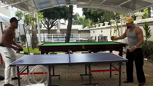 Anthony Joshua posted video of himself playing table tennis with late ...