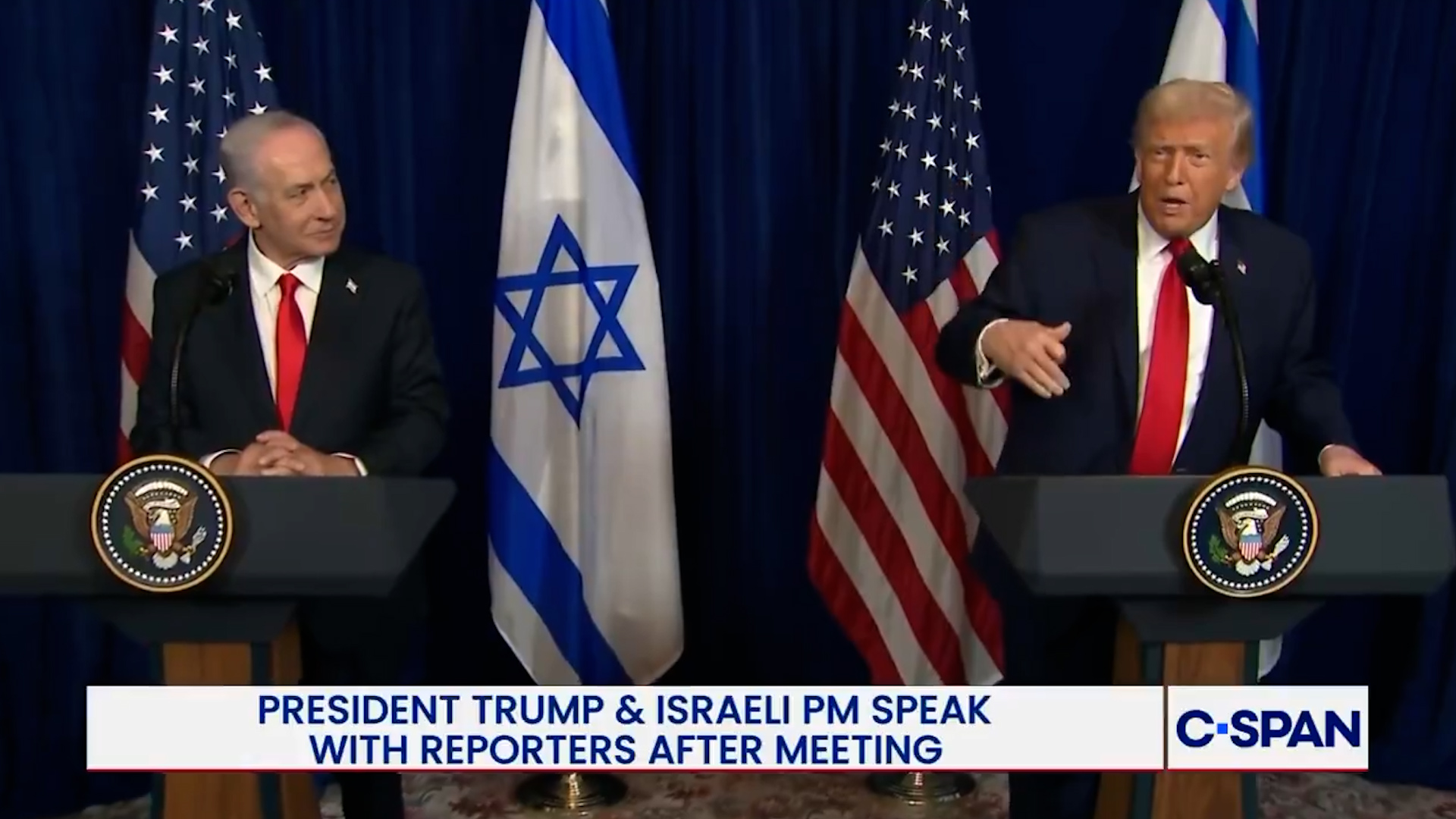 Trump defends Israel’s handling of phase two of peace plan with Gaza