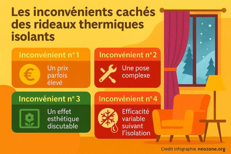 Les avantages et inconvénients des rideaux thermiques isolants