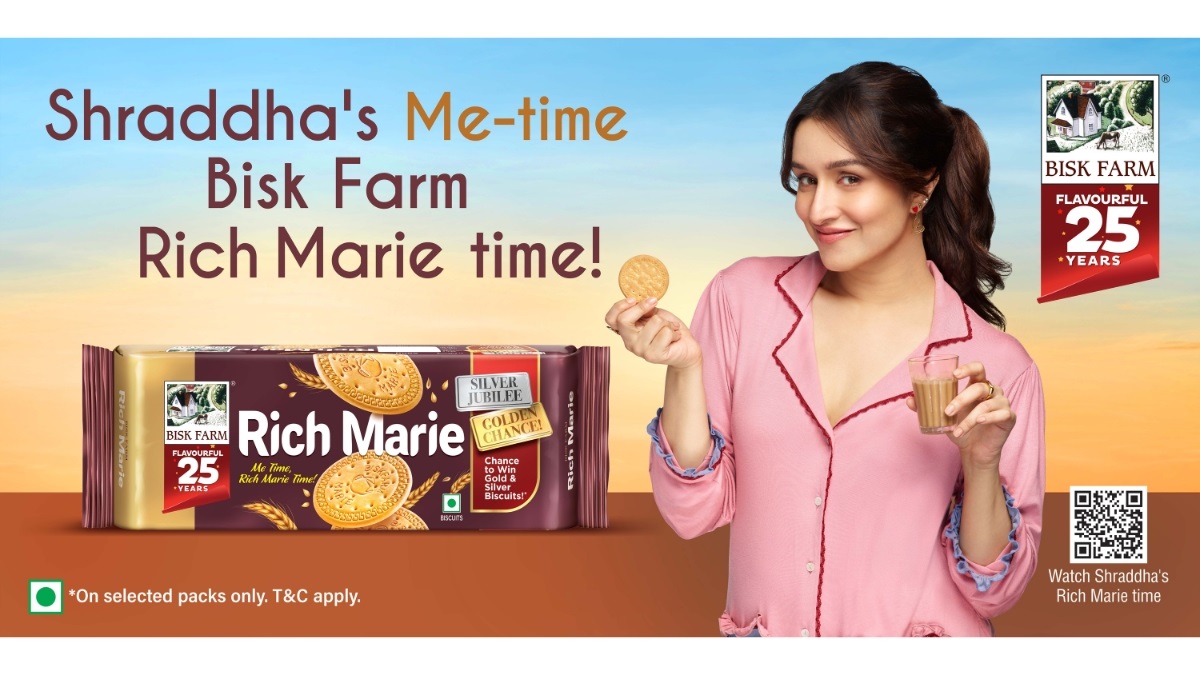 Shraddha Kapoor's 'Me Time Rich Marie Time': Bisk Farm's heartwarming ...