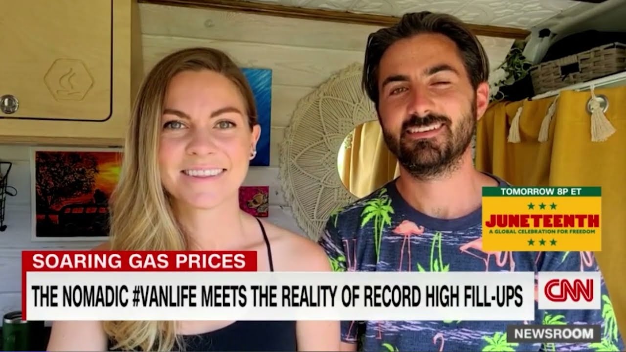 Live on CNN: How rising gas prices are changing van life