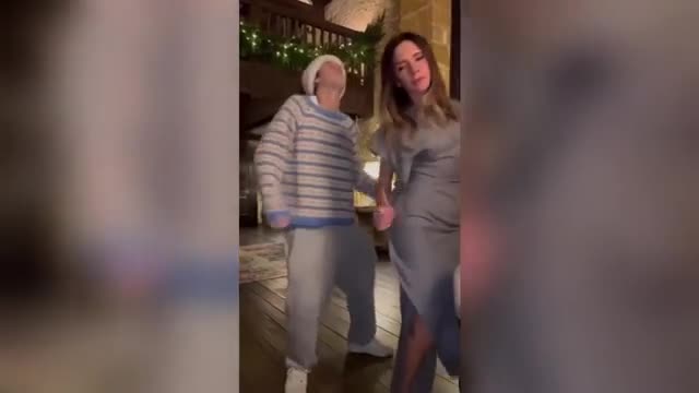 Victoria and Cruz Beckham recreate iconic Tom Cruise dance