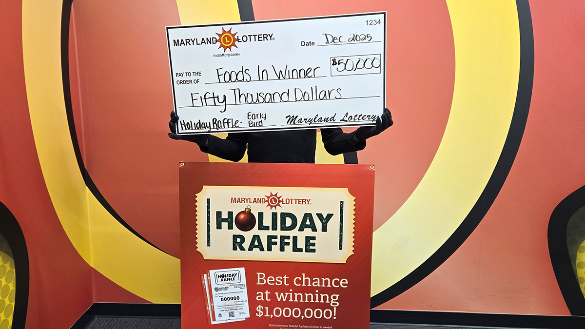 Waldorf man wins final $50,000 early bird in holiday raffle