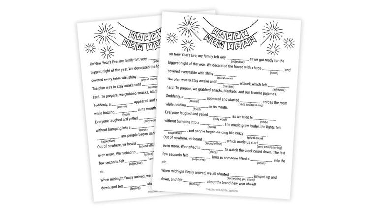 14 free New Year printables