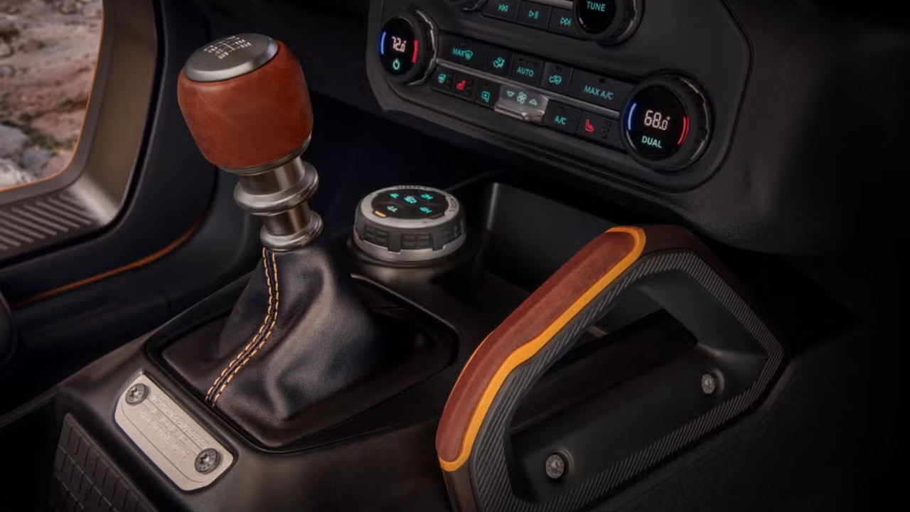 Ford’s Bronco stands alone with a truly unique manual gearbox