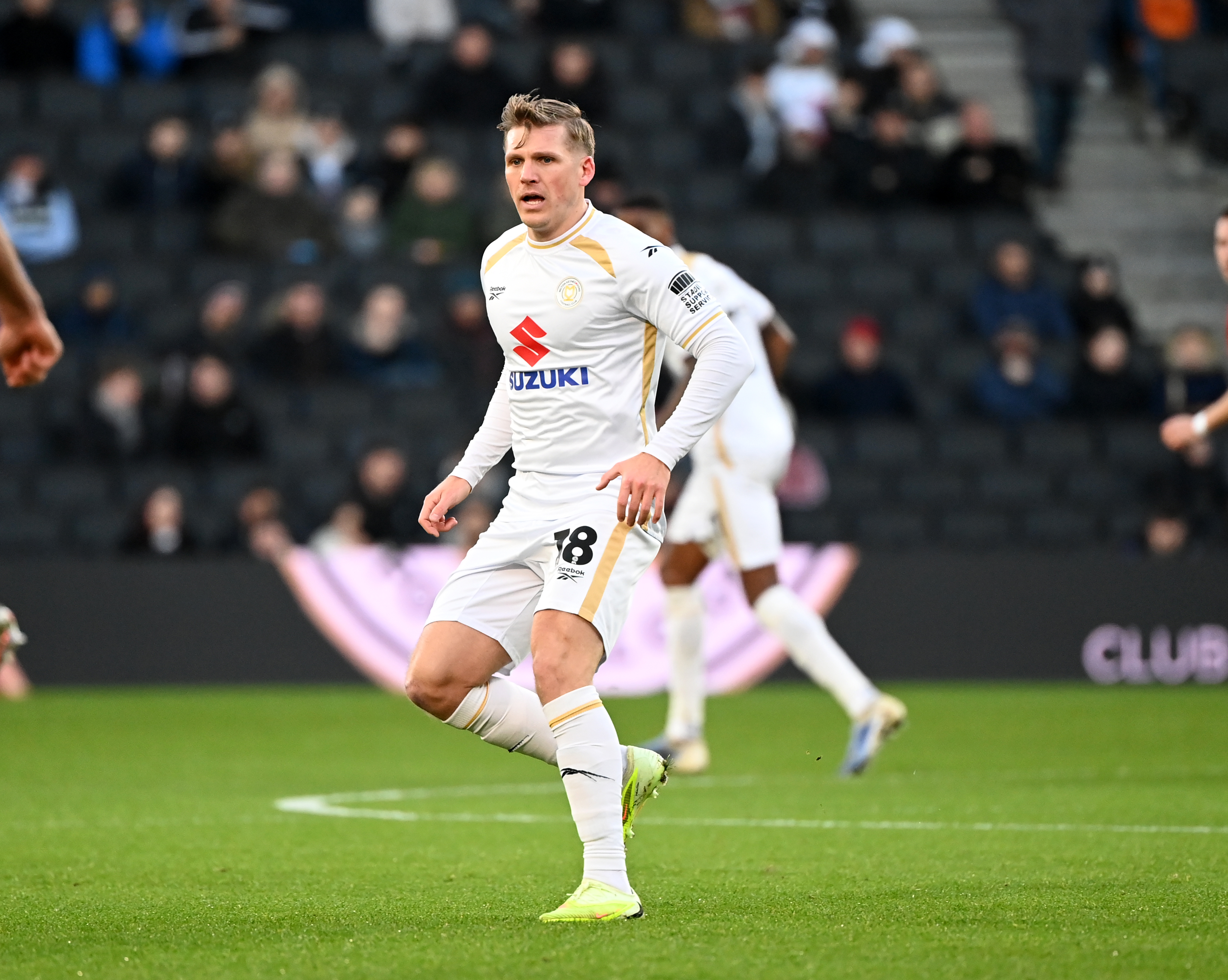 More hamstring woes at MK Dons with Collar now out until March