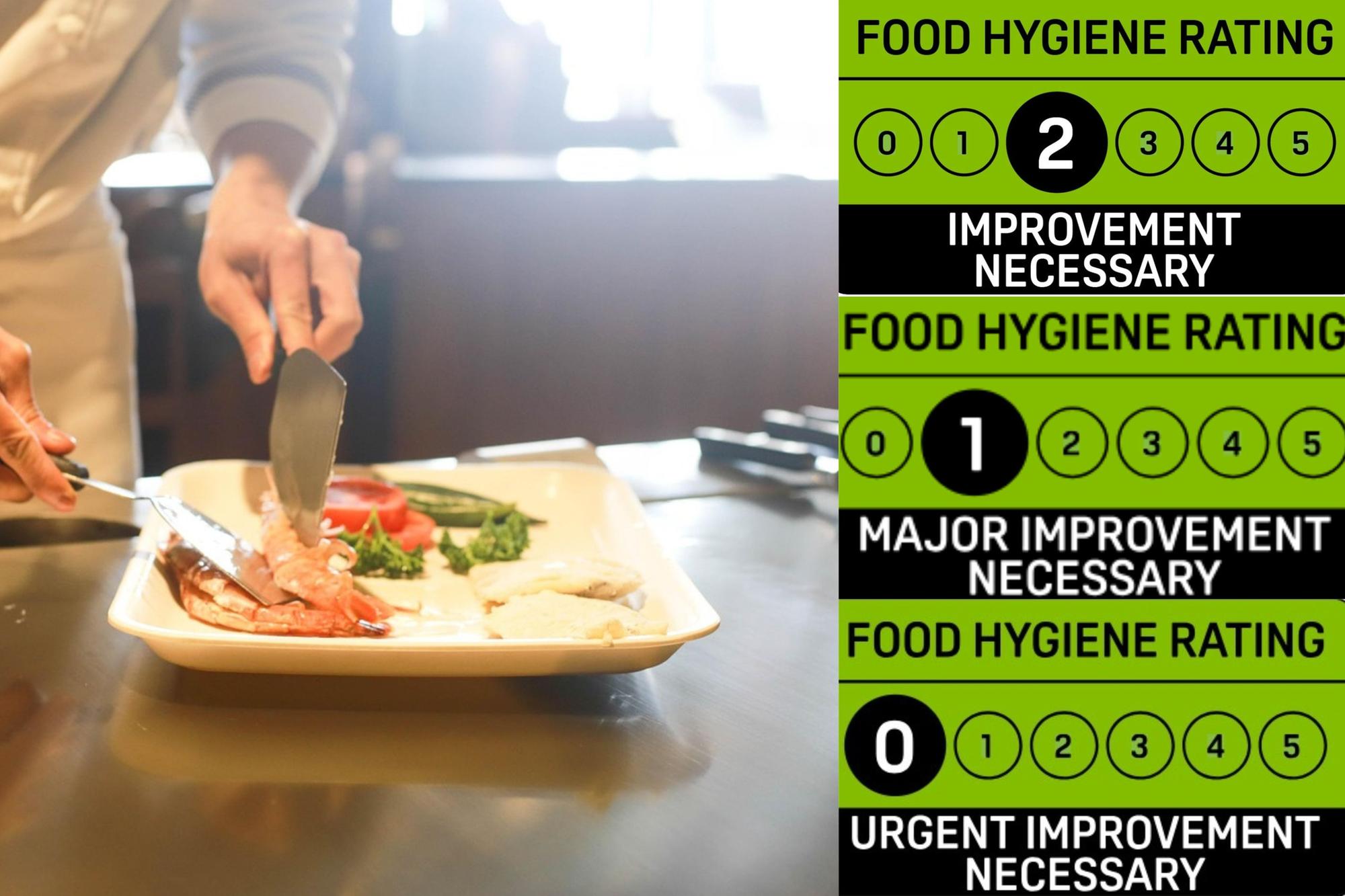 11 restaurants, pubs and takeaways in Northampton and beyond rated two ...