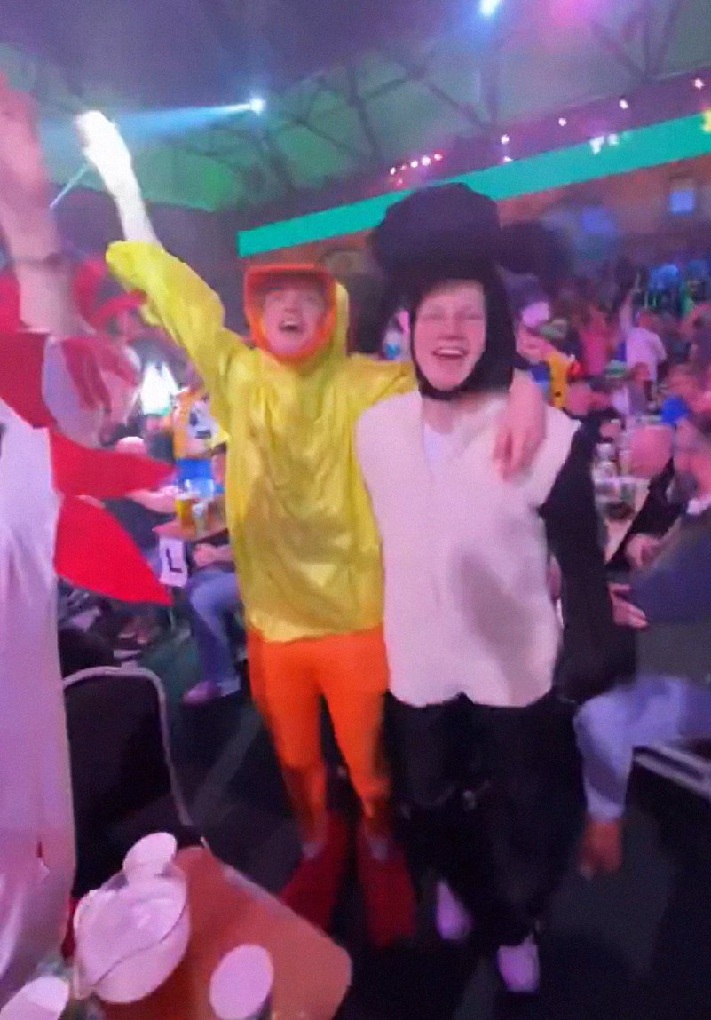 Kees Smit spotted in fancy dress at the darts amid Newcastle United ...
