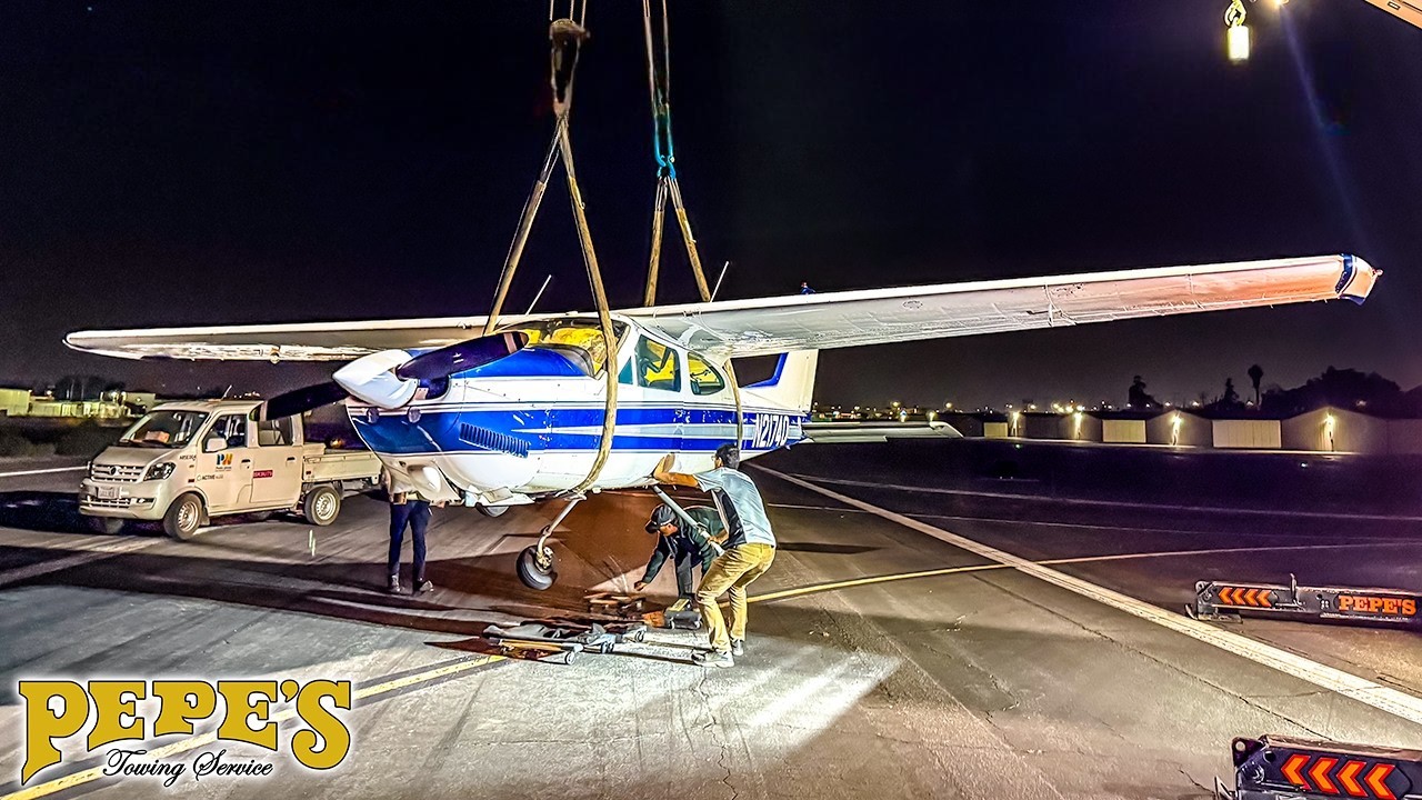Quick thinking pilot saves Cessna after landing gear failure