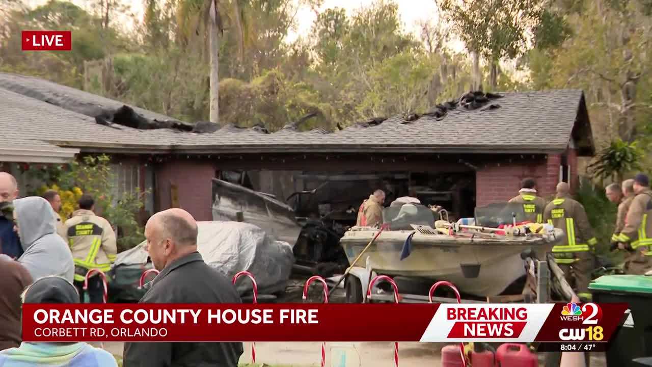 'Nothing but smoke': Couple escapes house fire in Orange County