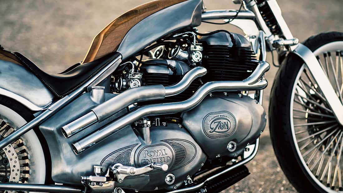 Royal Enfield Classic 650 als Custombike Vita: 2 Motoren, 4 Zylinder ...