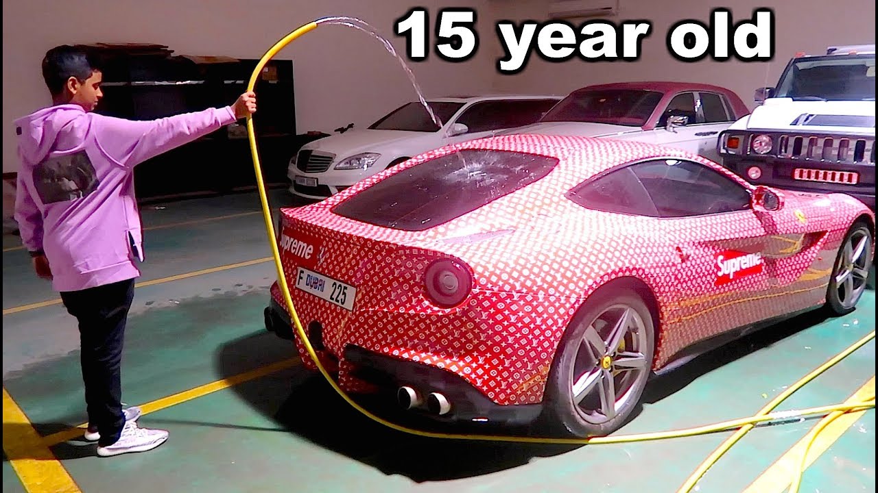 Dubai's richest kid car collection!
