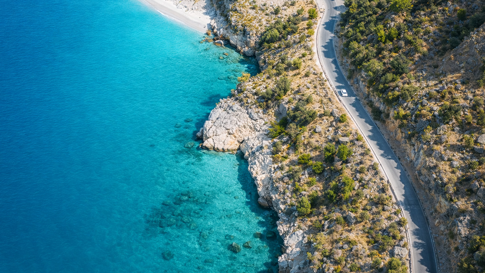 Would you drive on this coastal road?