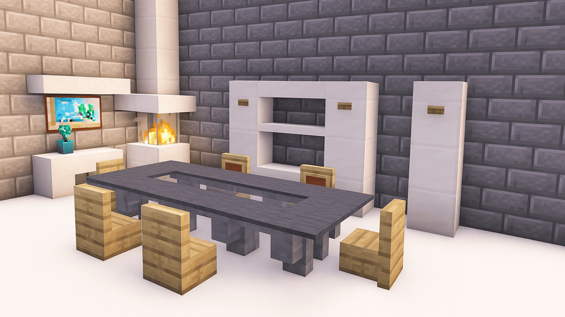 How to build a room in Minecraft