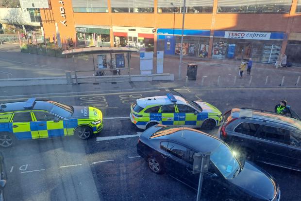 Knives and drugs found in vehicle after search